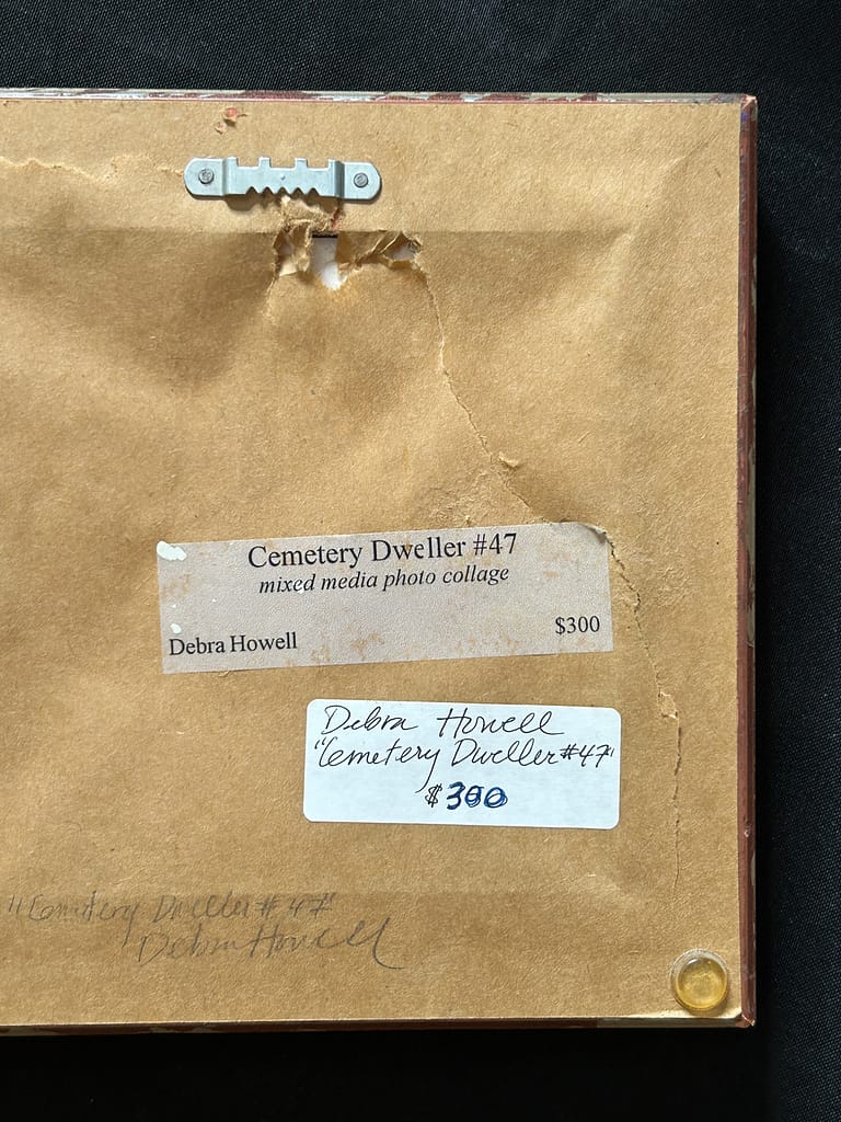 Cemetery Dweller #47 by Debra Howell Collage - Hunt Estate Sales