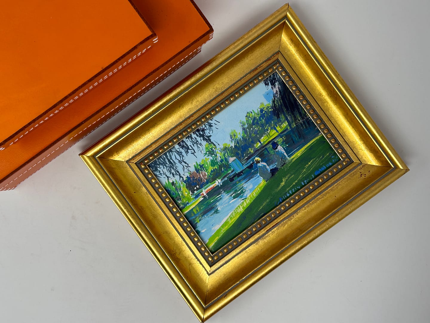 Morning Idyll, Swan Boats, Oil on Canvas, by Geoffrey Teale Chalmers ...