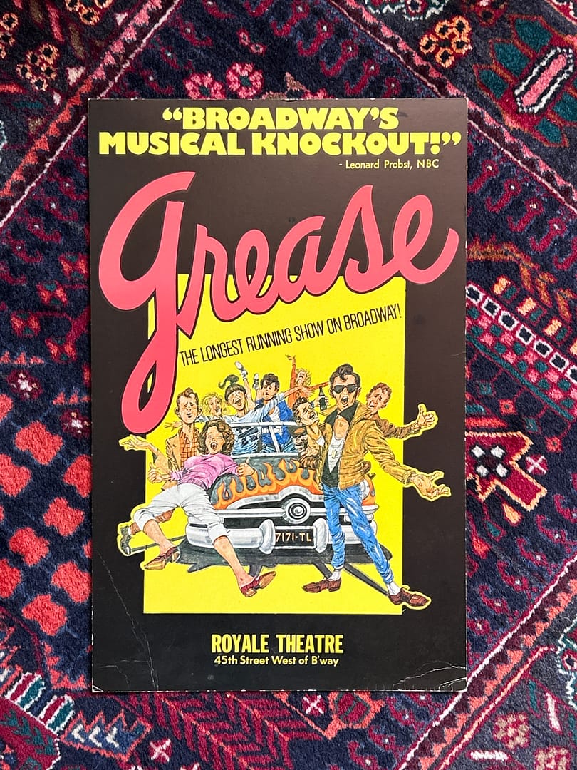 Original Poster, Grease at the Royale Theater, Broadway, 1977 - Hunt ...