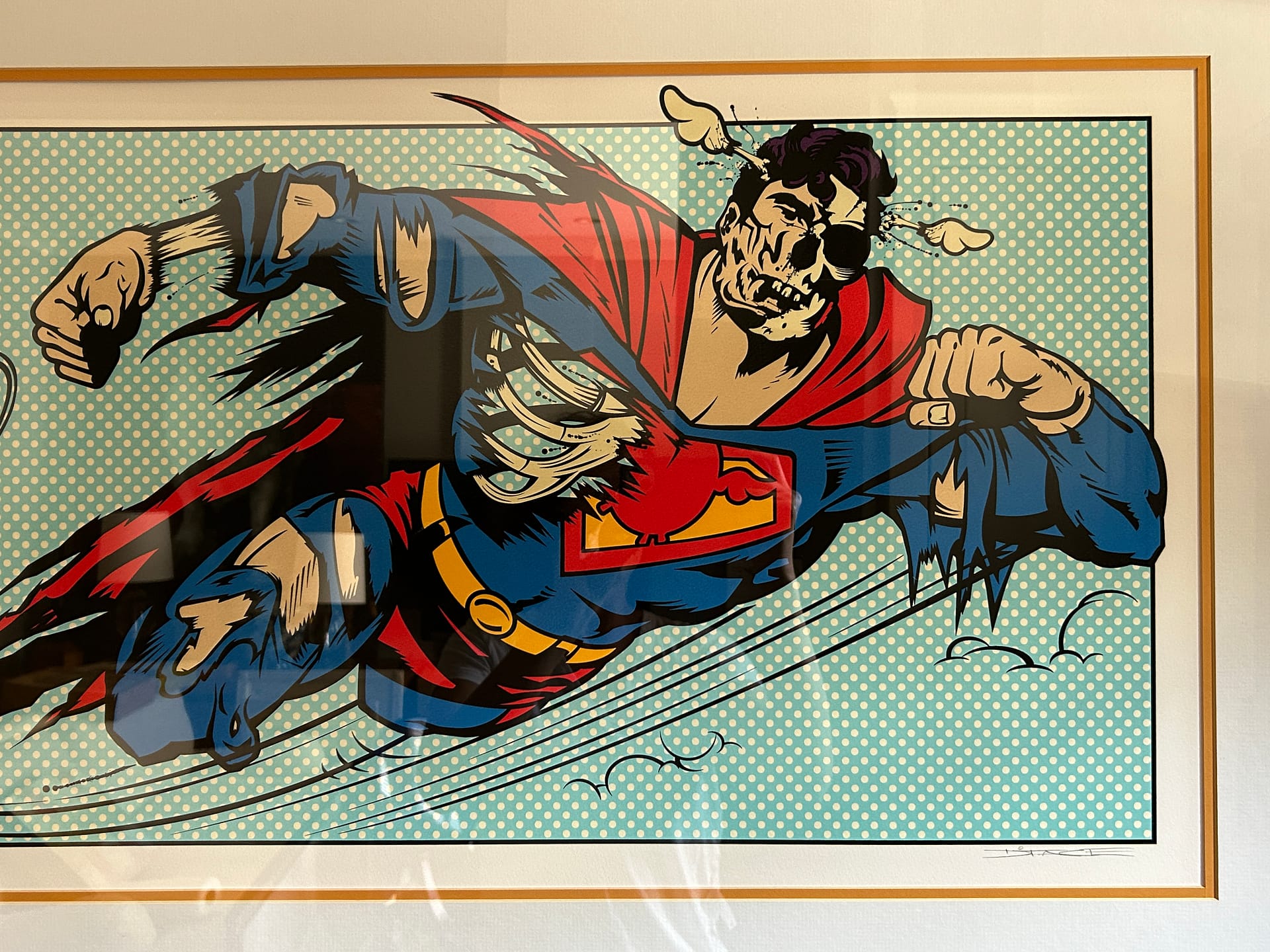 No More Heroes (Blue) Print by D'Face, 2010 - Hunt Estate Sales